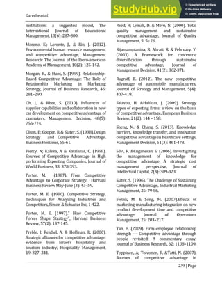 A Comprehensive Literature Review In Competitive Advantages Of ...