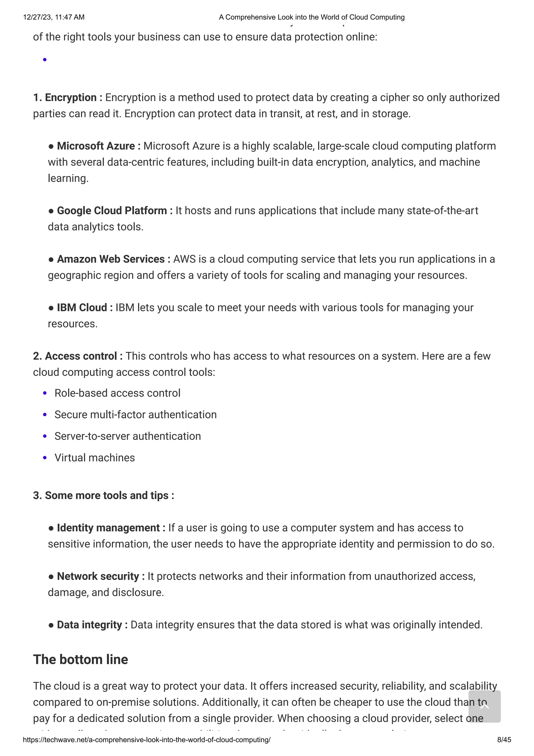 A Comprehensive Look into the World of Cloud Computing.pdf