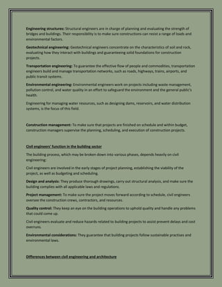 A comprehensive overview of civil engineering.pdf | Civil Engineering ...