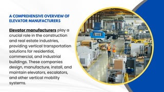 A Comprehensive Overview of Elevator Manufacturers.pdf