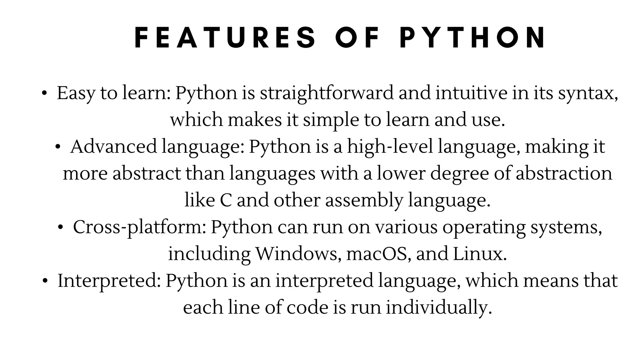 A Comprehensive Python Introduction Pptx