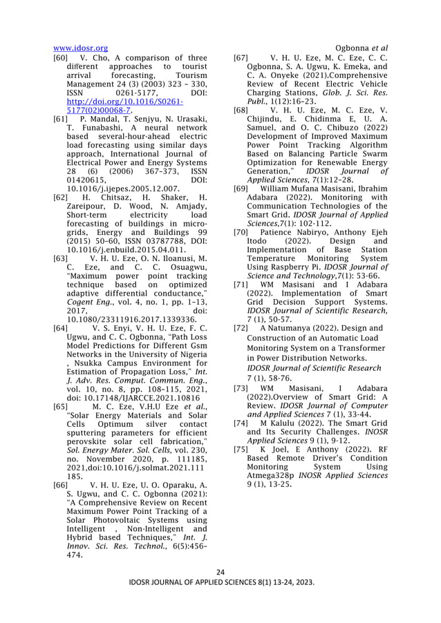 A Comprehensive Review of Artificial Neural Network Techniques Used for Smart Meter-Embedded ...