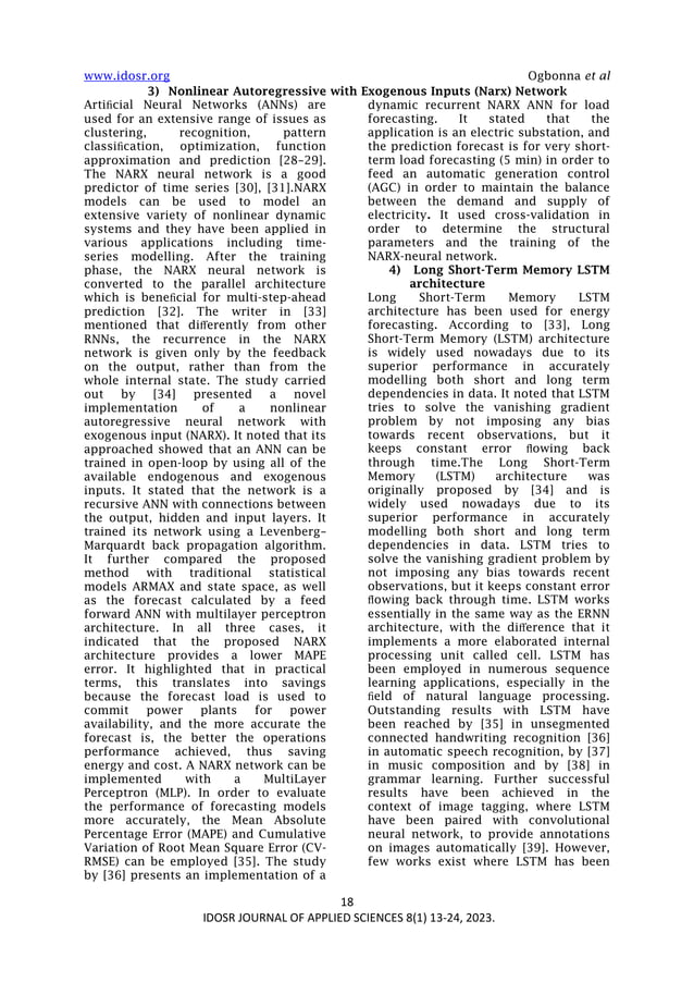 A Comprehensive Review of Artificial Neural Network Techniques Used for Smart Meter-Embedded ...