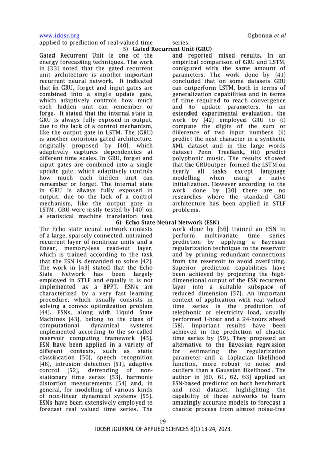 A Comprehensive Review of Artificial Neural Network Techniques Used for Smart Meter-Embedded ...