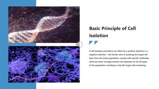 A Comprehensive Review of Cell Isolation Methods | PPTX