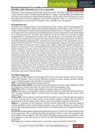 A Comprehensive Study Of Talent Management Process Adopted By Tata Consultancy Services (TCS) | PDF