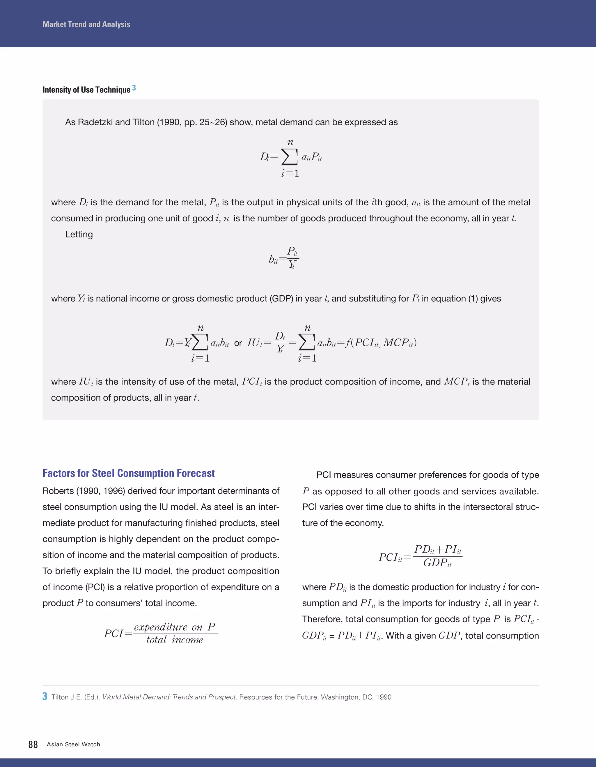 A Comprehensive Survey Of Steel Demand Forecasting Methodologies And