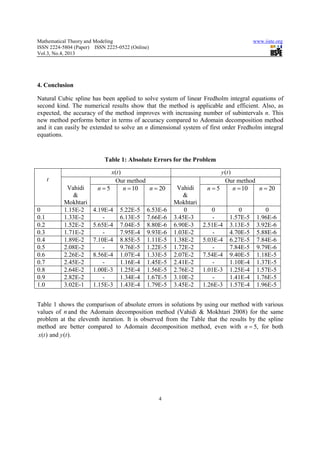 A computational method for system of linear fredholm integral equations | PDF