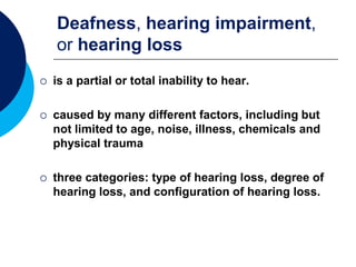 A computer assisted approach to auditory-verbal education | PPTX