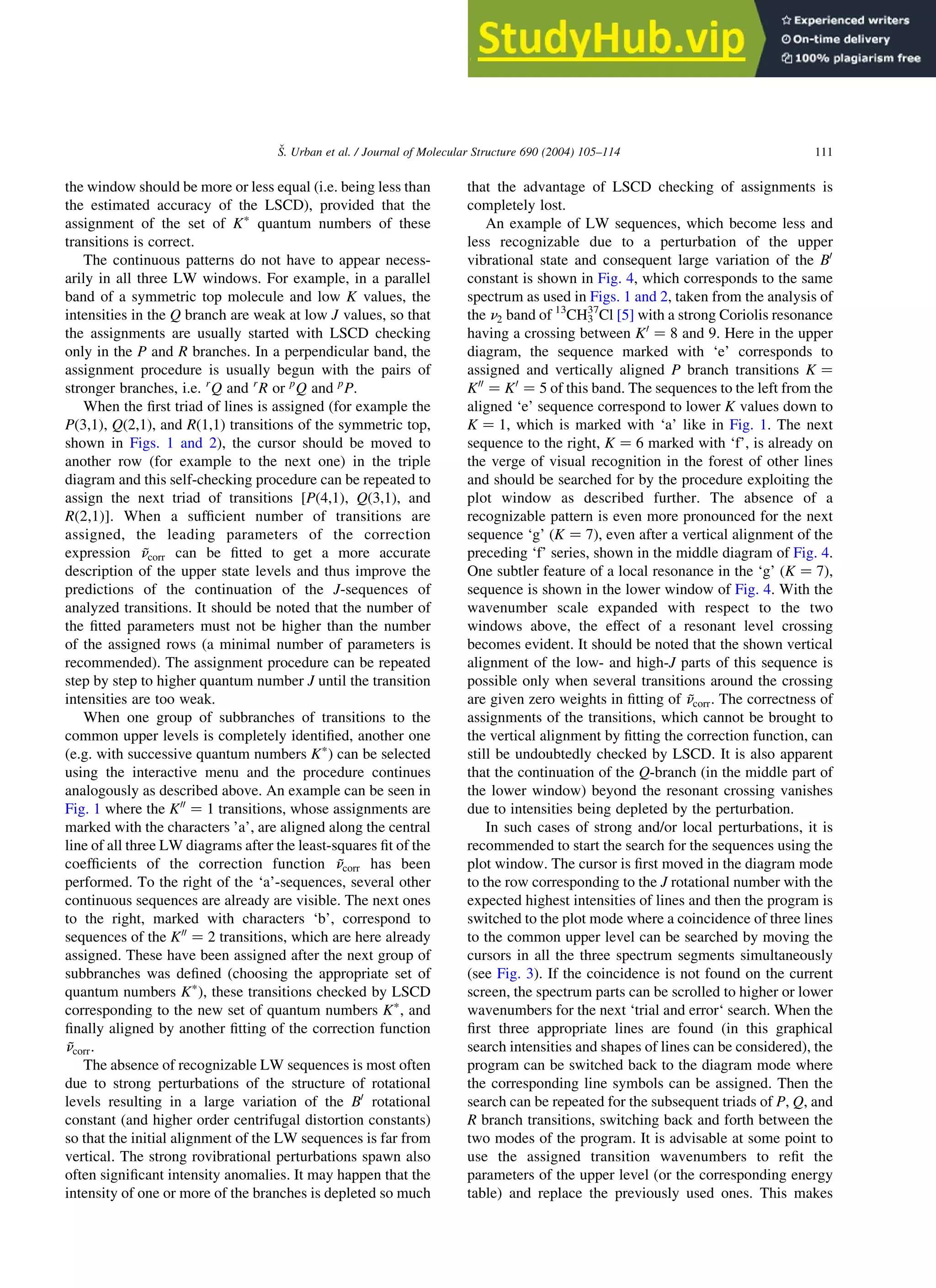 A Computer Assisted Procedure Of Assignments Of Vibration Rotation Bands Of Asymmetric And