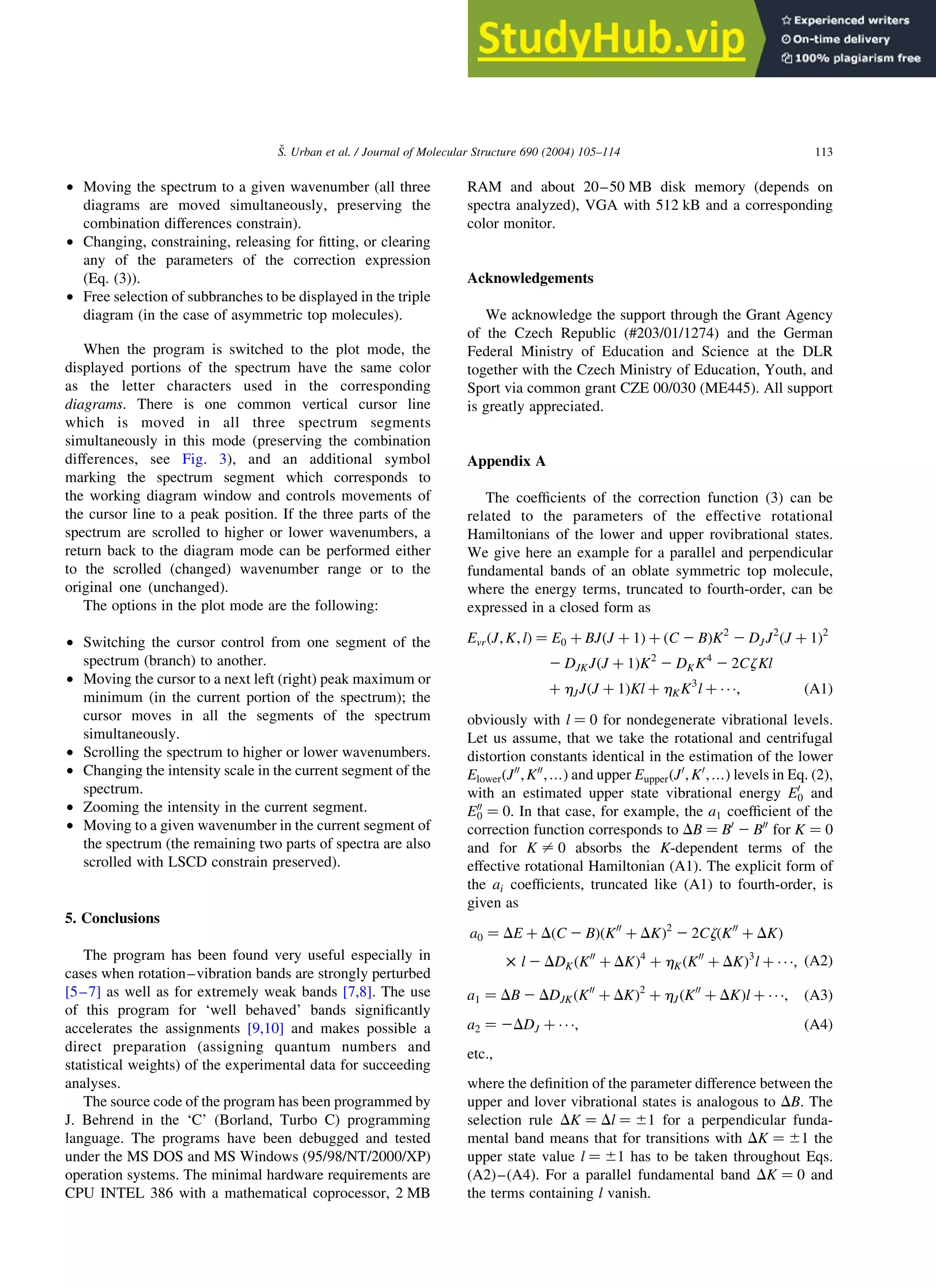 A Computer Assisted Procedure Of Assignments Of Vibration Rotation Bands Of Asymmetric And