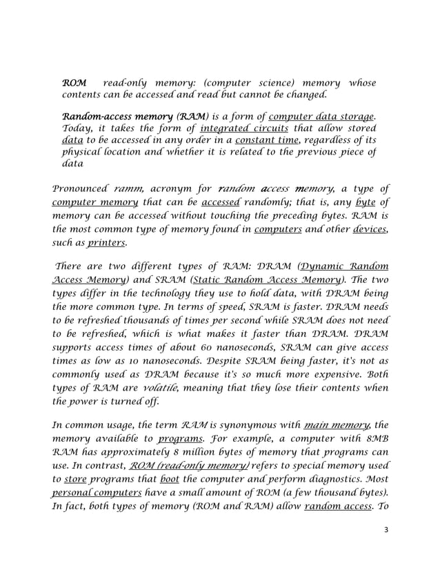 A computer is a programmable machine that receives input | PDF