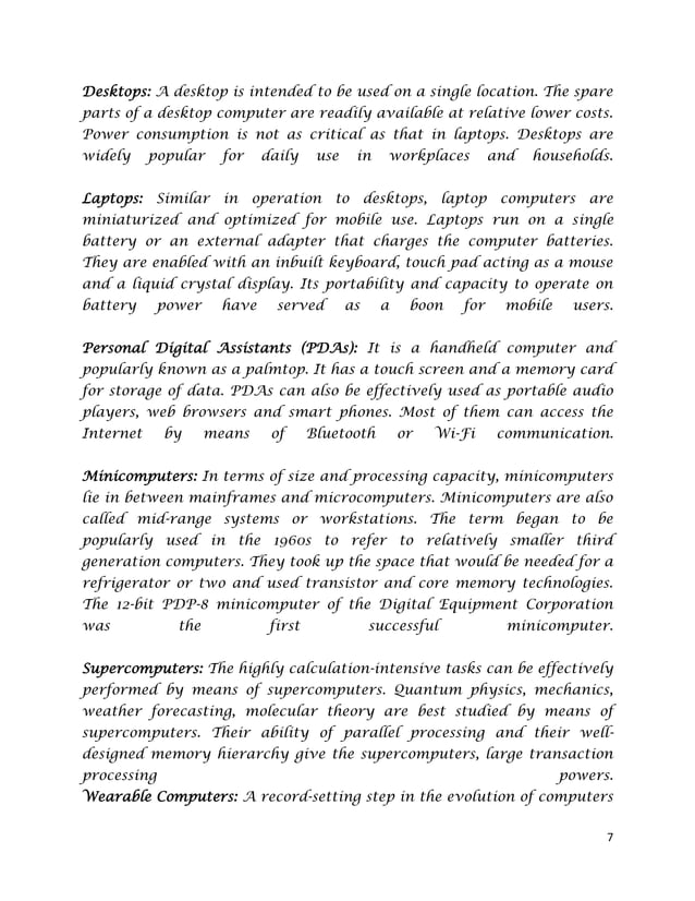A computer is a programmable machine that receives input | PDF
