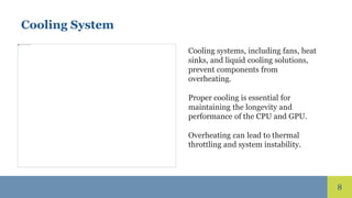 Computer Components Explained | Understanding Hardware Basics | PPTX
