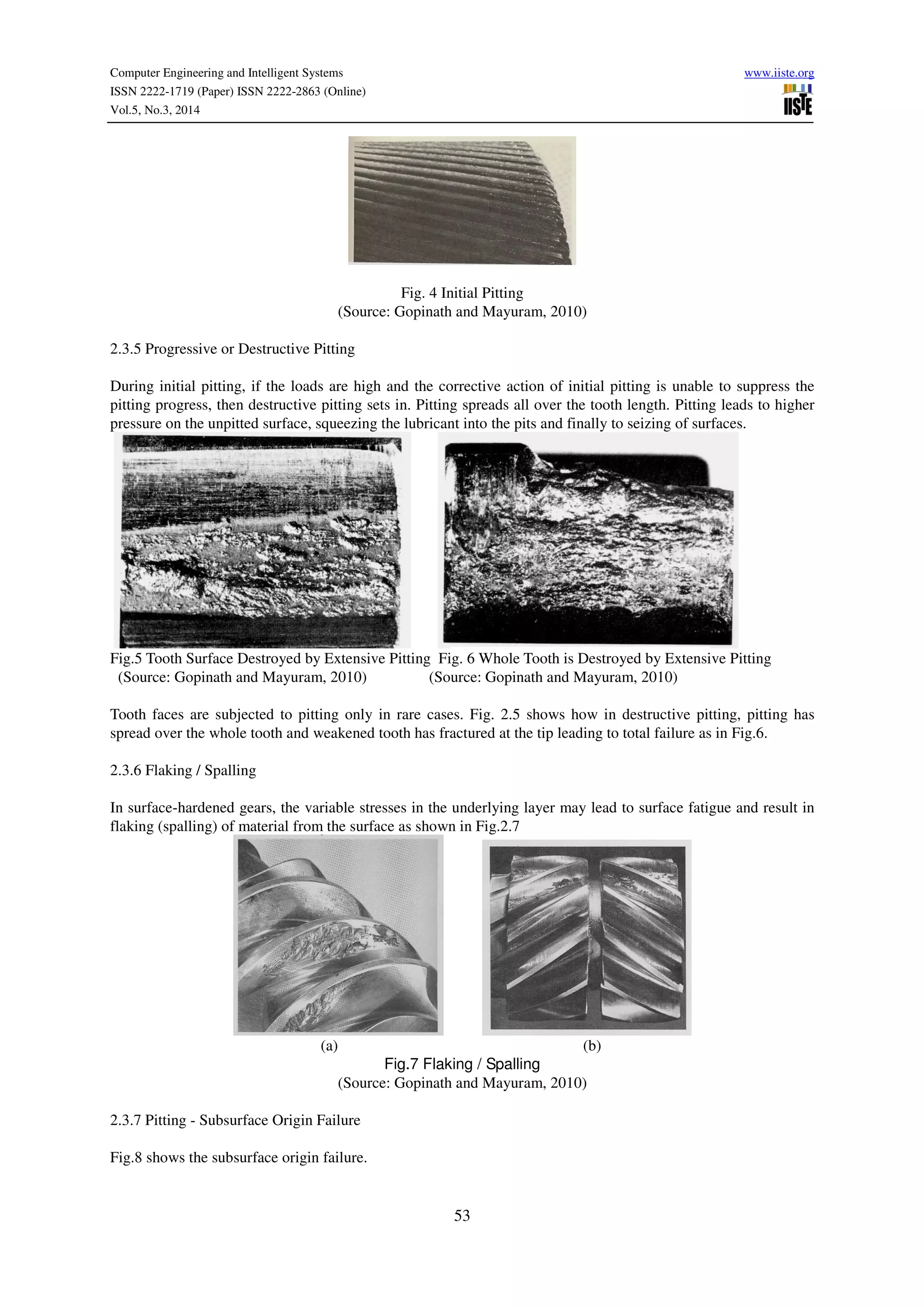 A computer programme to determine the bending and pitting | PDF