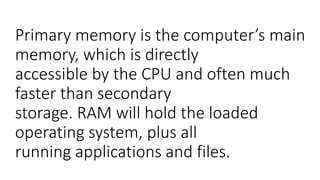 A computer works by combining input, storage.pptx