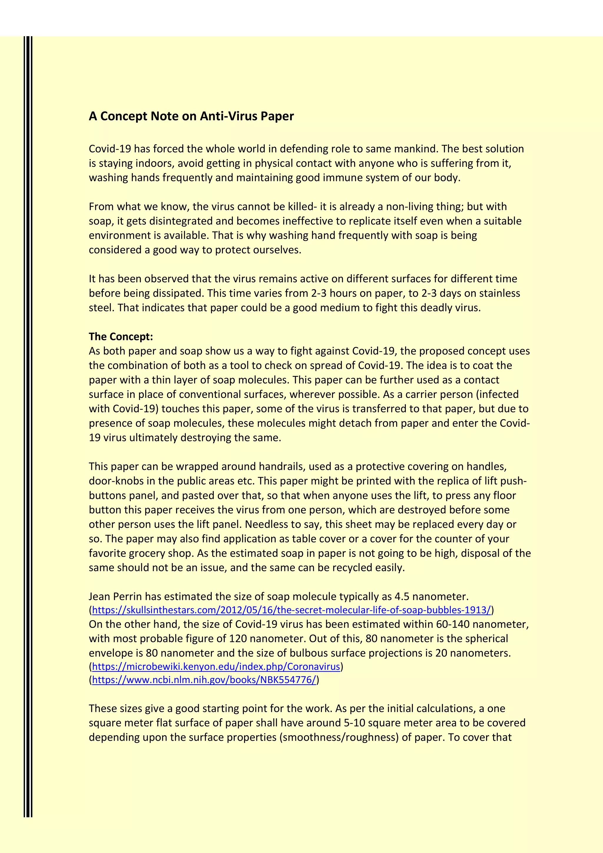 A concept note on anti virus paper | PDF