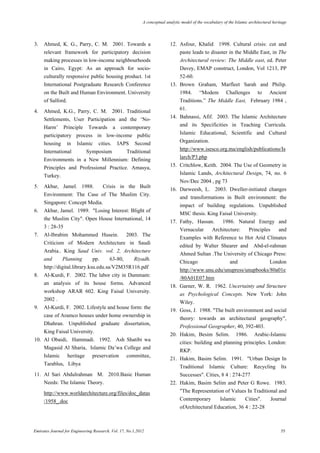 A conceptual analytic model of the vocabulary of the islamic ...