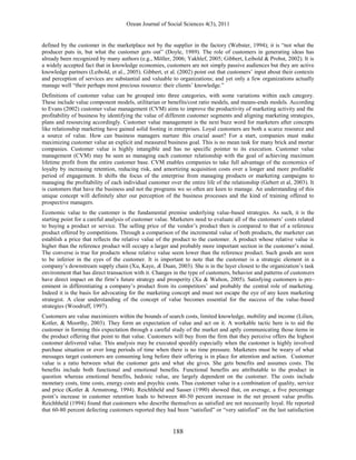 A conceptual framework for customer value within a distribution system ...