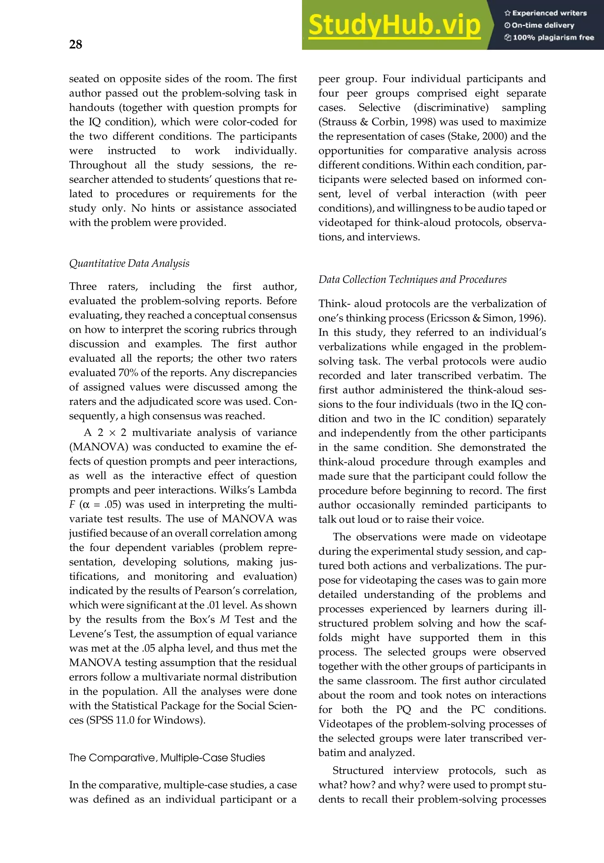 A Conceptual Framework For Scaffolding Iii Structured Problem Solving