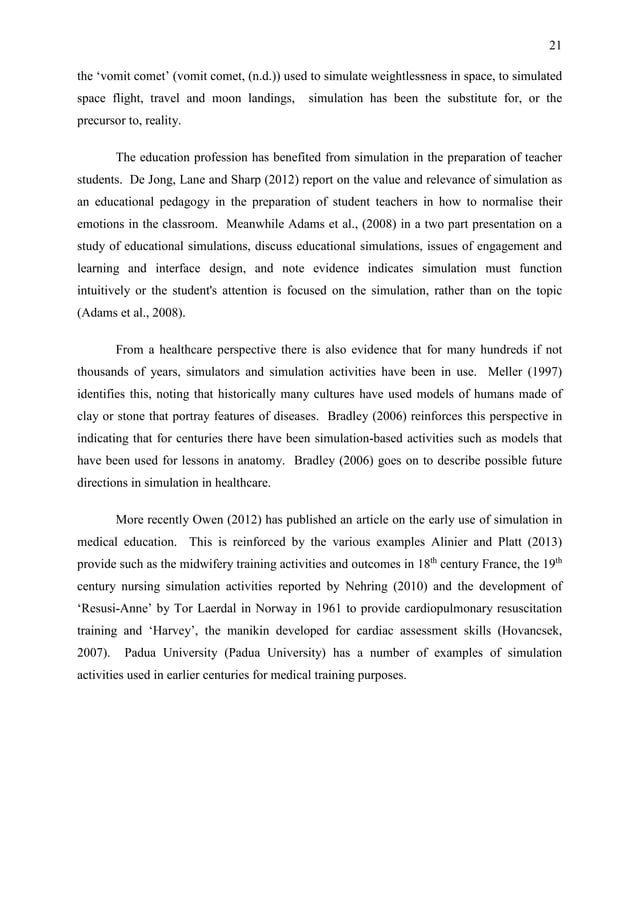 A Conceptual Framework For Simulation In Healthcare Educationpdf