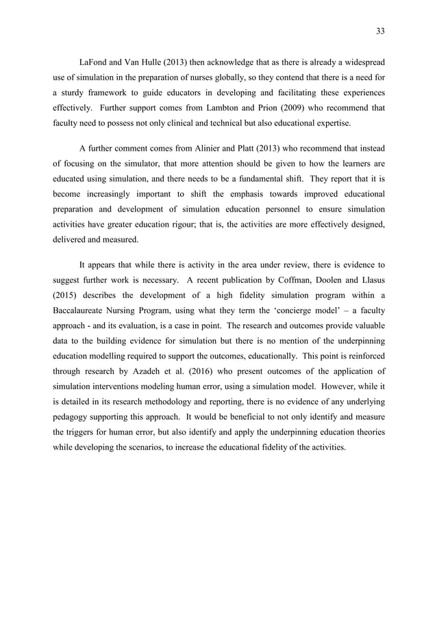 A Conceptual Framework For Simulation In Healthcare Educationpdf