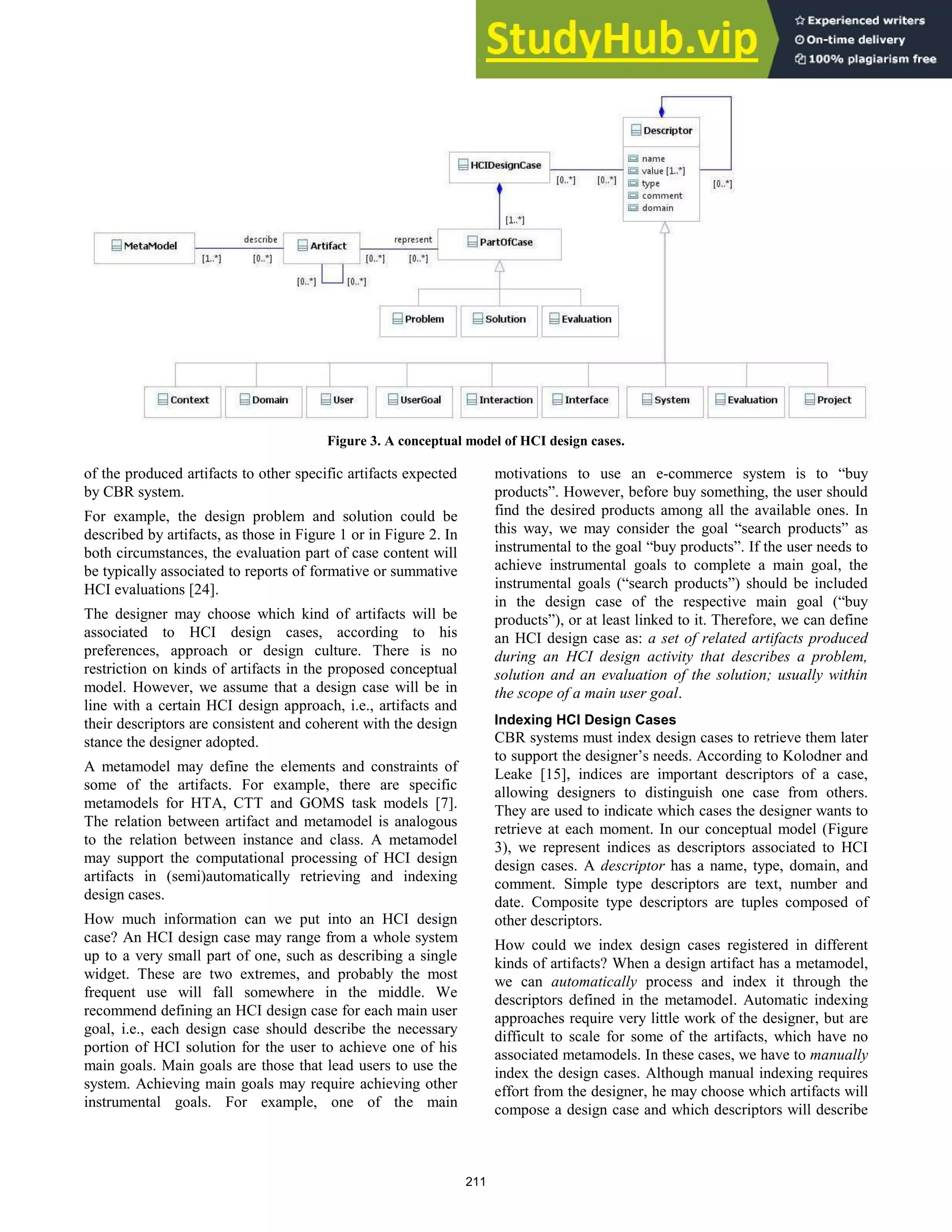 A Conceptual Model For Hci Design Cases Pdf Desktop Publishing Computer Software And