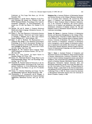 A Conceptual Model For The Logical Design Of Temporal Databases | PDF