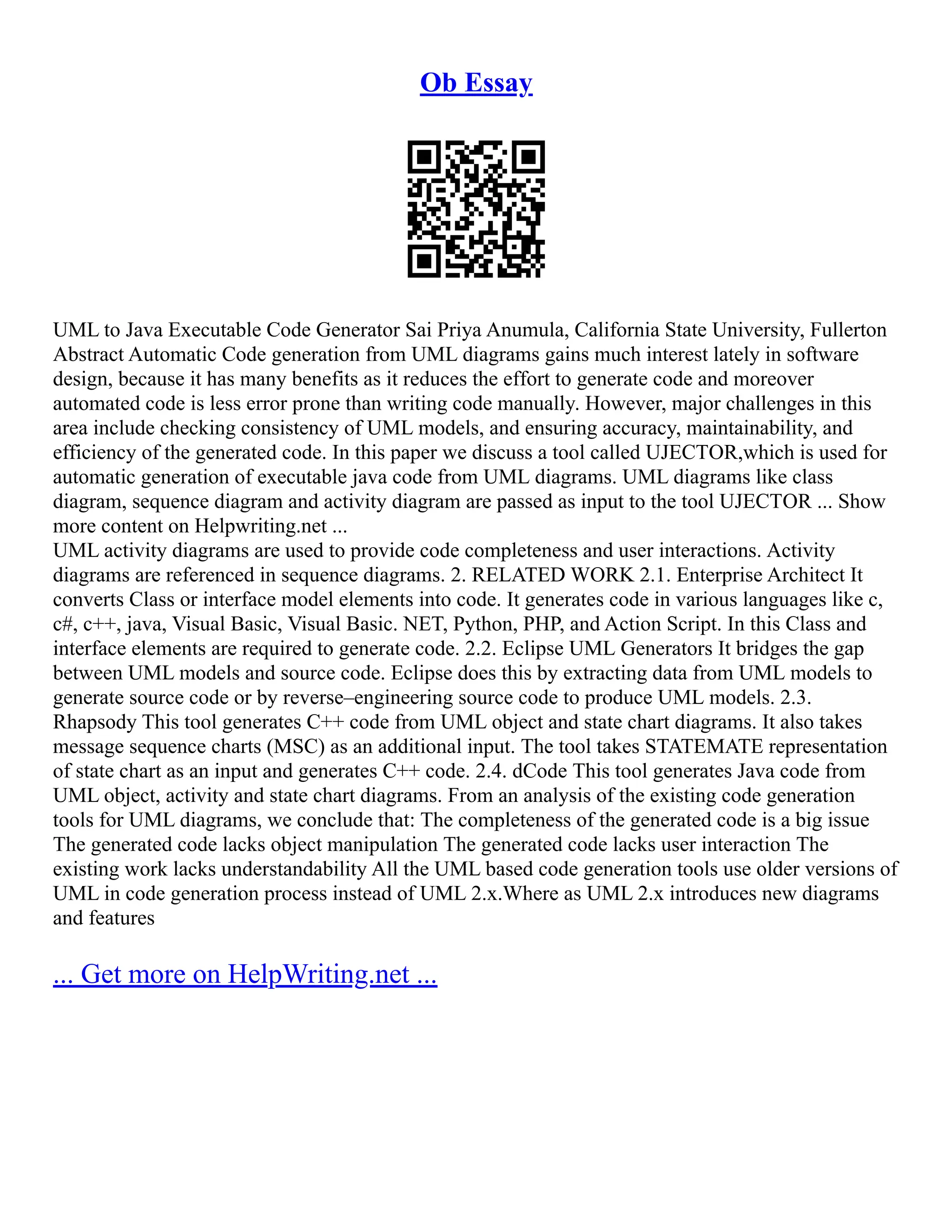 A Conceptual Model Of An Erp System Using Uml | PDF