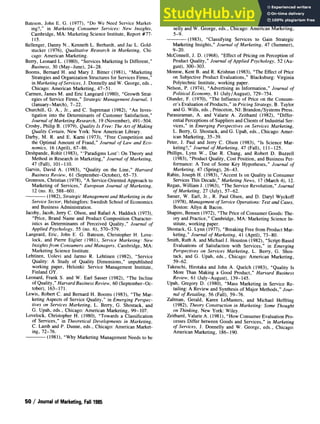 A Conceptual Model Of Service Quality And Its Implications For Future Research | PDF ...