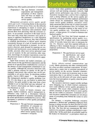 A Conceptual Model Of Service Quality And Its Implications For Future Research | PDF ...