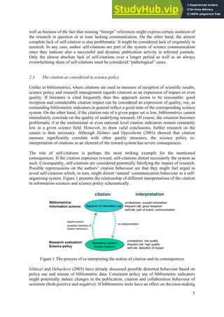 A concise review on the role of author self-citations in information ...