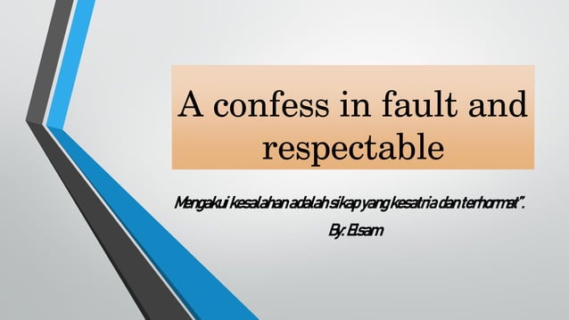 A confess in fault and respectable.pdf