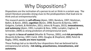 A confirmatory factor analysis of the entrepreneurial dispositions | PPTX
