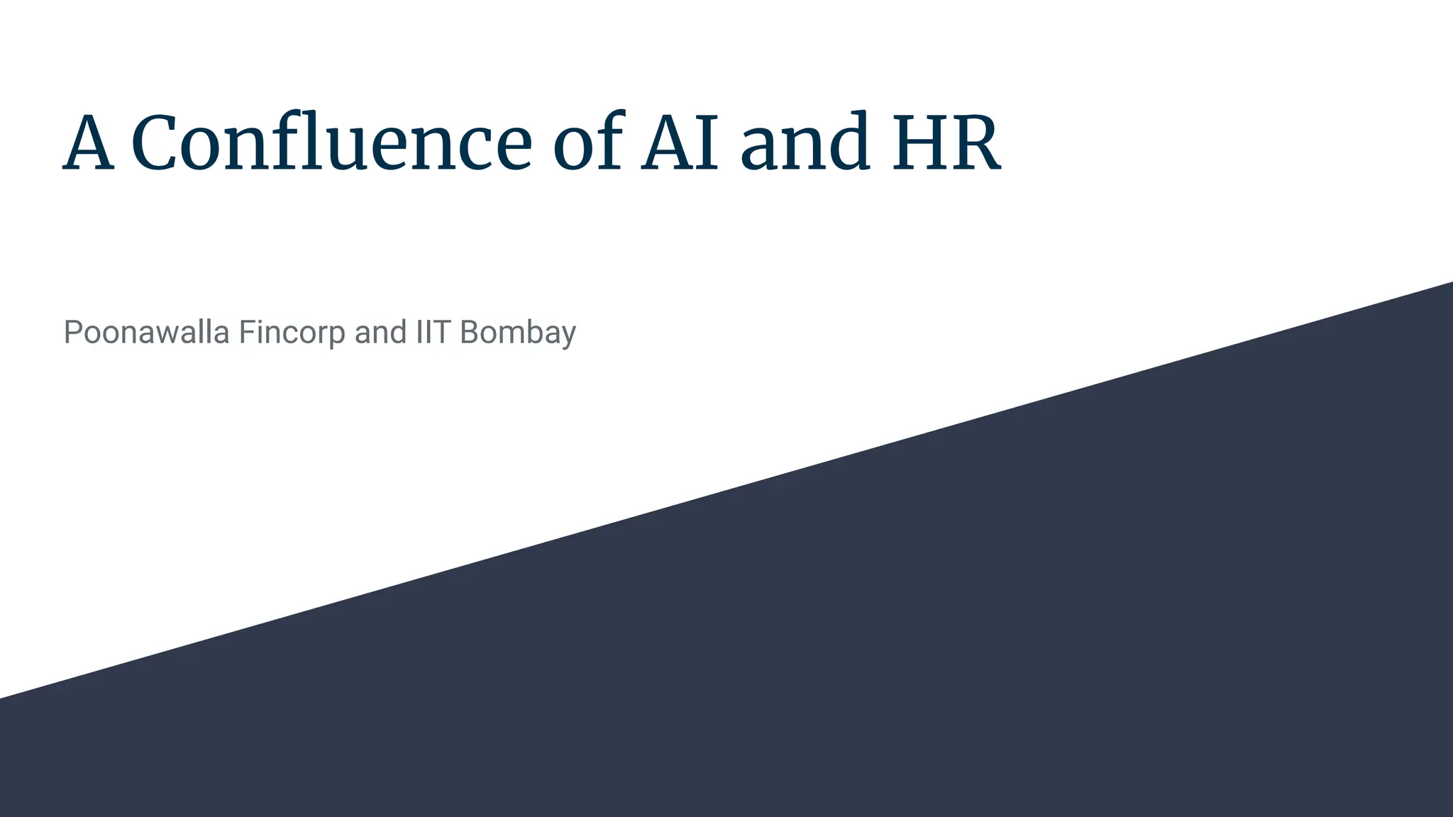 A Confluence of AI and HR | PDF