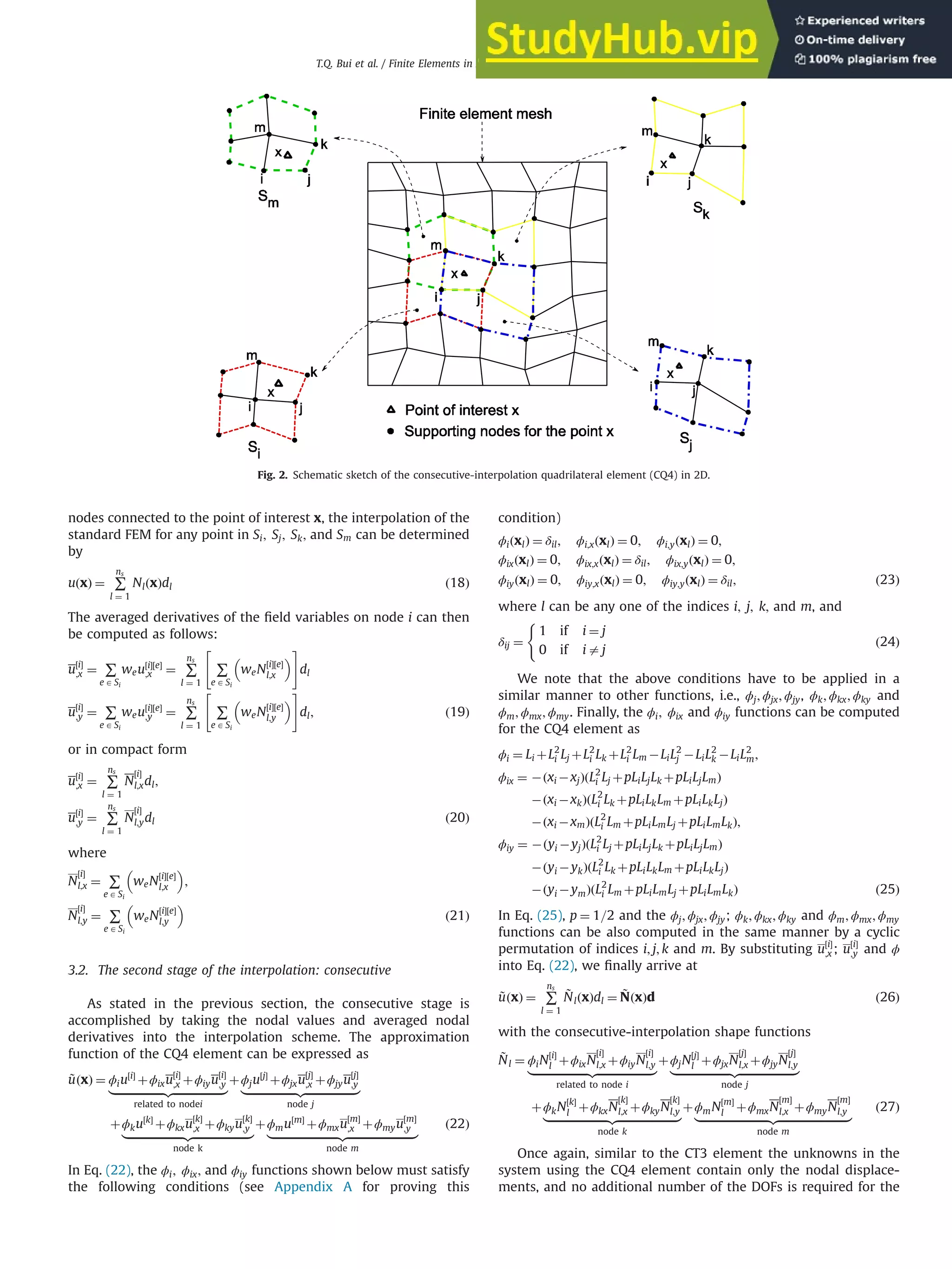 A Consecutive-Interpolation Quadrilateral Element (CQ4) Formulation And Applications | PDF