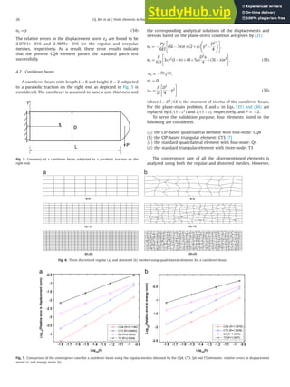 A Consecutive-Interpolation Quadrilateral Element (CQ4) Formulation And Applications | PDF