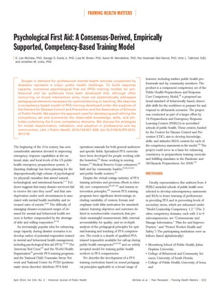 A consensus derived, empirically supported, competency-based training | PDF
