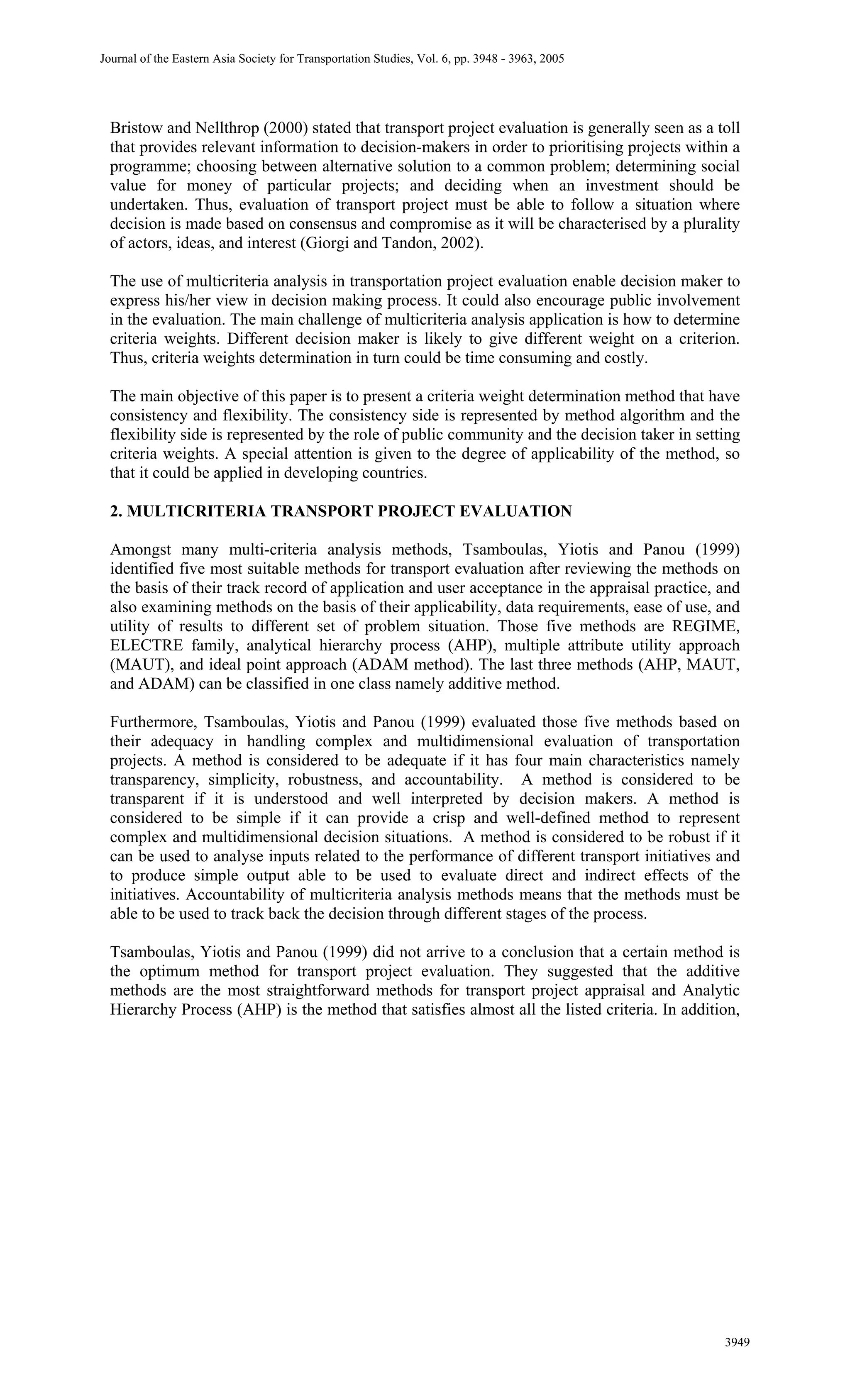 A Consistent Method To Determine Flexible Criteria Weights Pdf