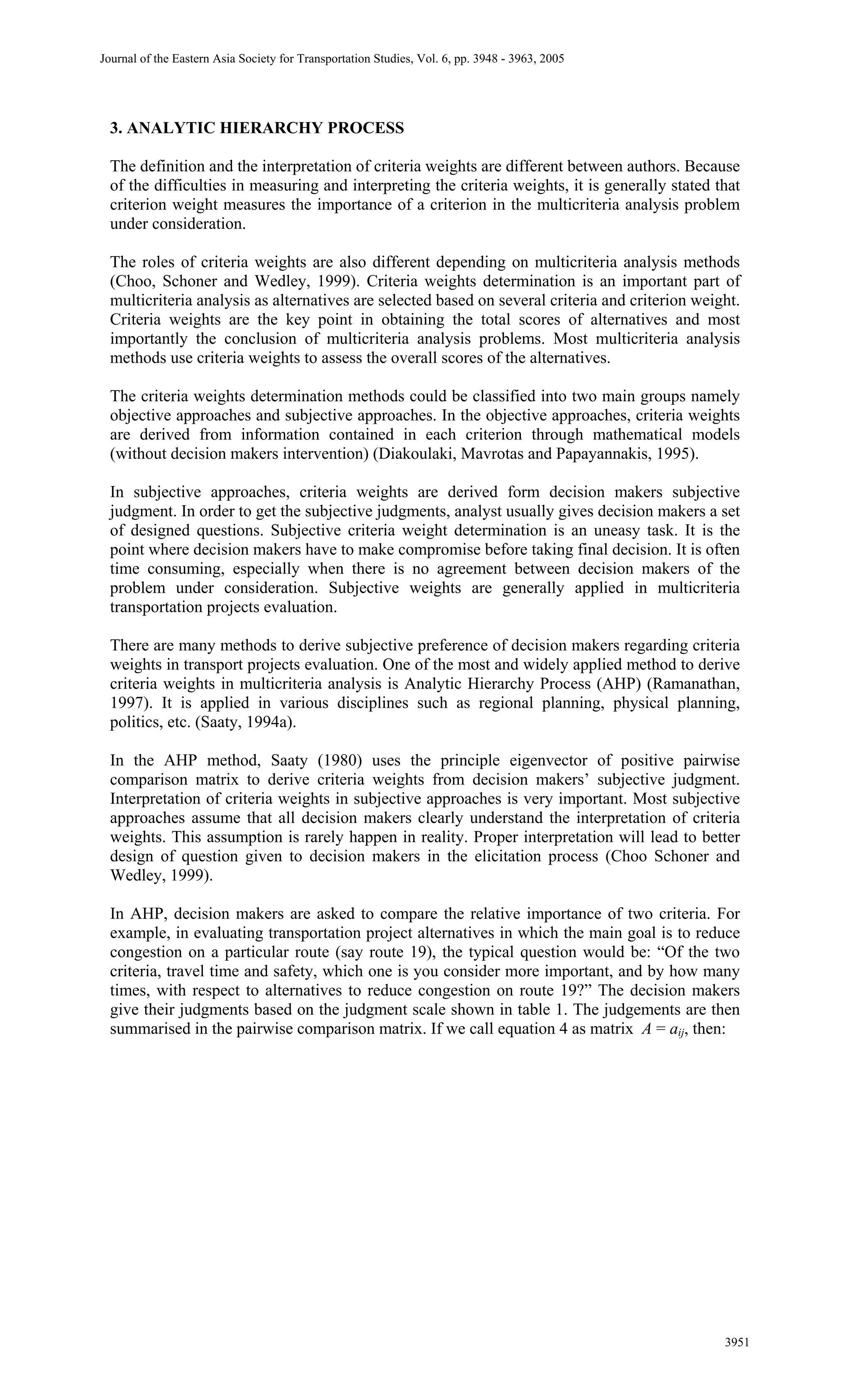 A Consistent Method To Determine Flexible Criteria Weights Pdf