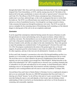 A Consuming Read the Ethics of Food in Margaret Atwood s Oryx and Crake.pdf