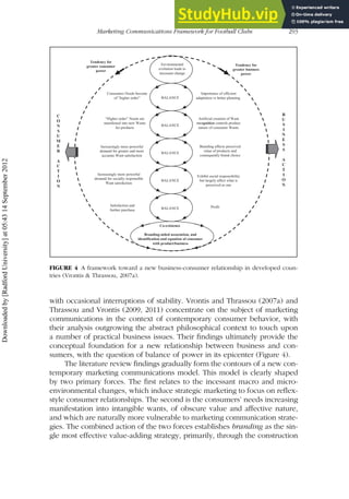 A Contemporary Marketing Communications Framework For Football Clubs | PDF