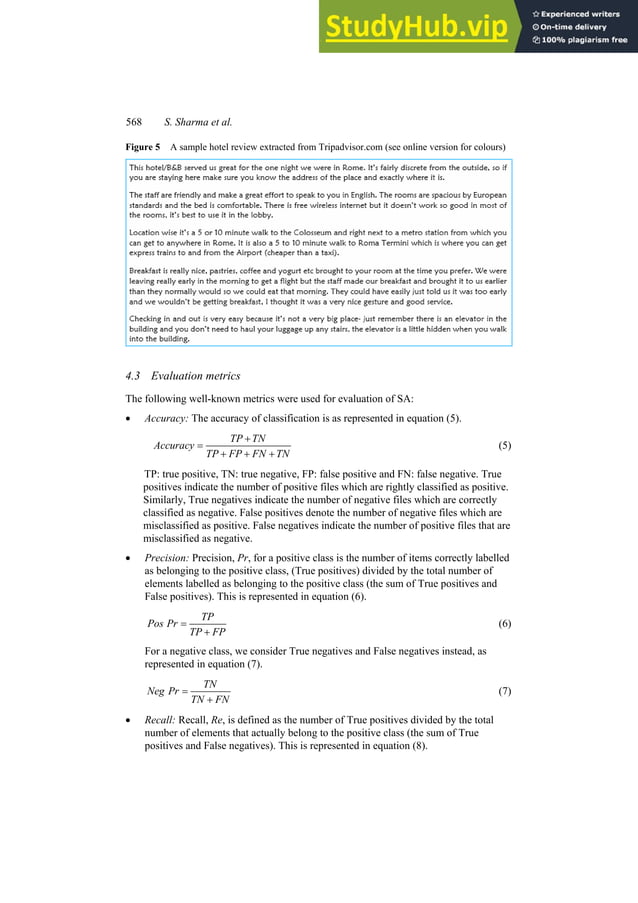 A Context Based Algorithm For Sentiment Analysis Pdf