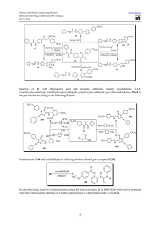 A convenient synthesis of some diarylurea and thiourea derivatives as ...