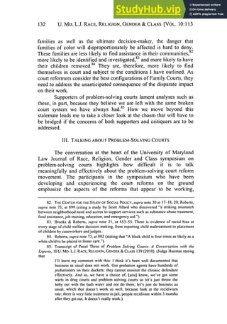 A Conversation About Problem-Solving Courts Take 2 | PDF