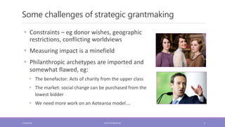 A conversation about strategic grantmaking | PPT