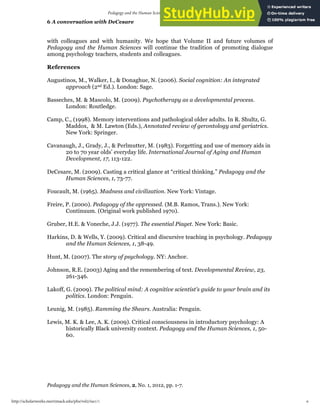 A Conversation With DeCesare Toward Practical Definitions Of Critical Thinking | PDF ...