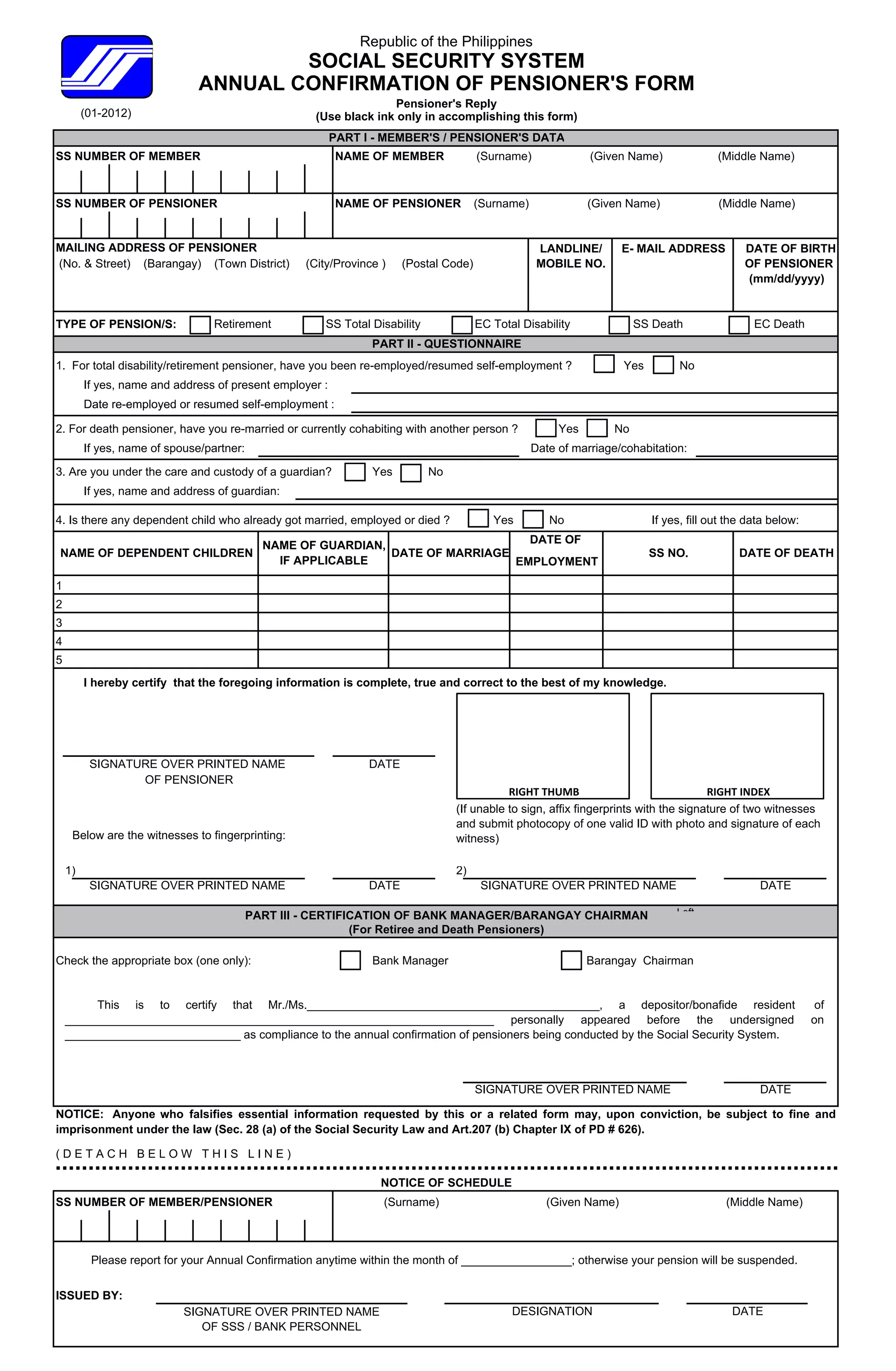 Acop application form | PDF