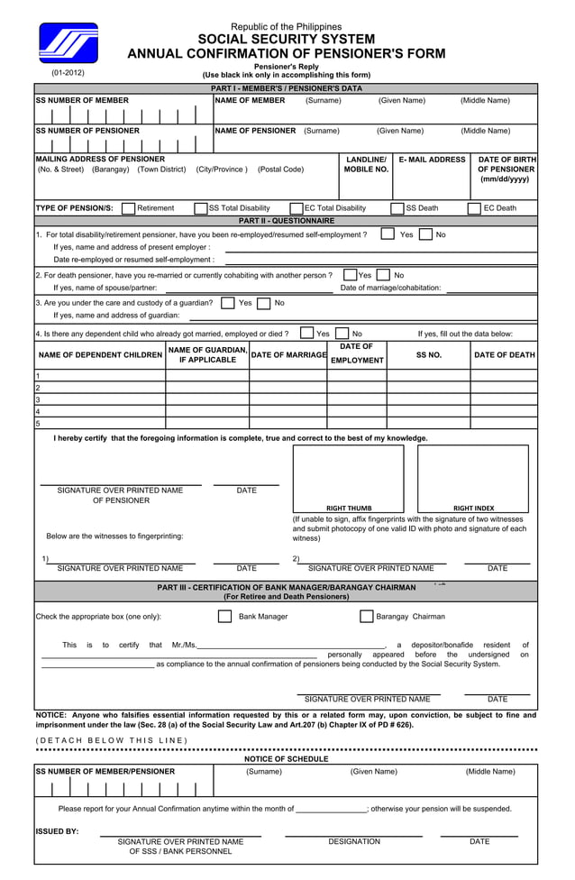 Acop application form | PDF