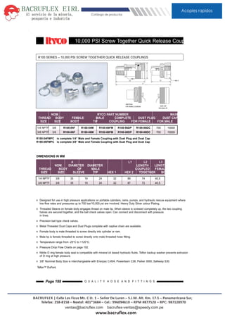 Acoples rapidos ryco | PDF